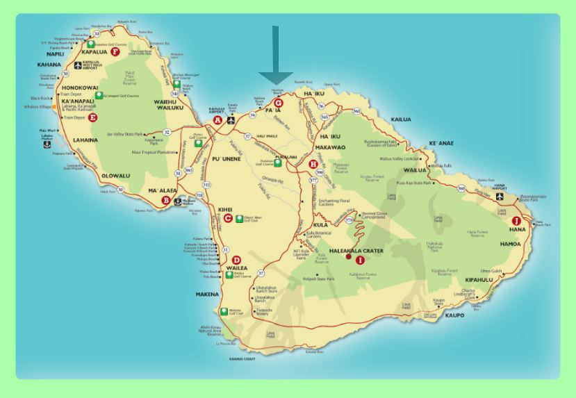 Road To Hana Box Lunch Map Road To Hana Box Lunch Map